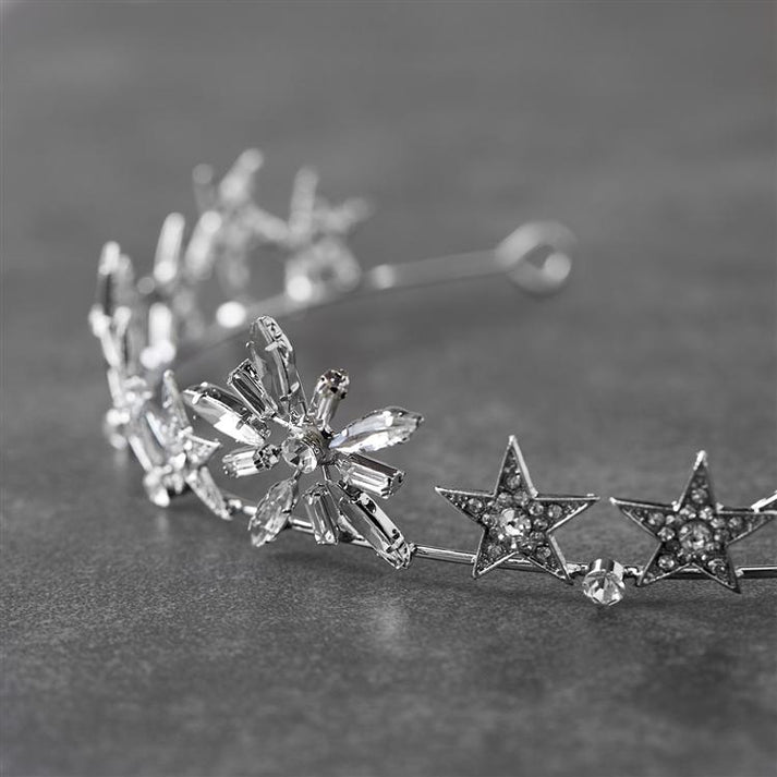 Celestial Stars and Pave Crystal Tiara | NY Gift Boutique